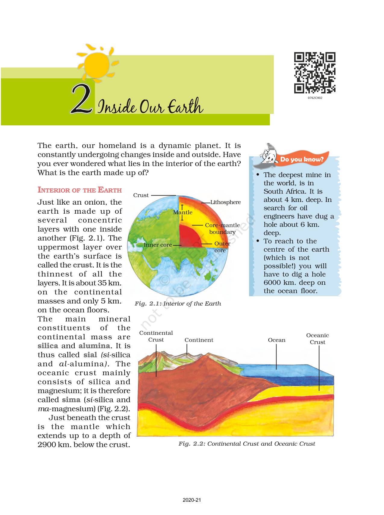 Inside Our Earth NCERT Book Of Class 7 Our Environment